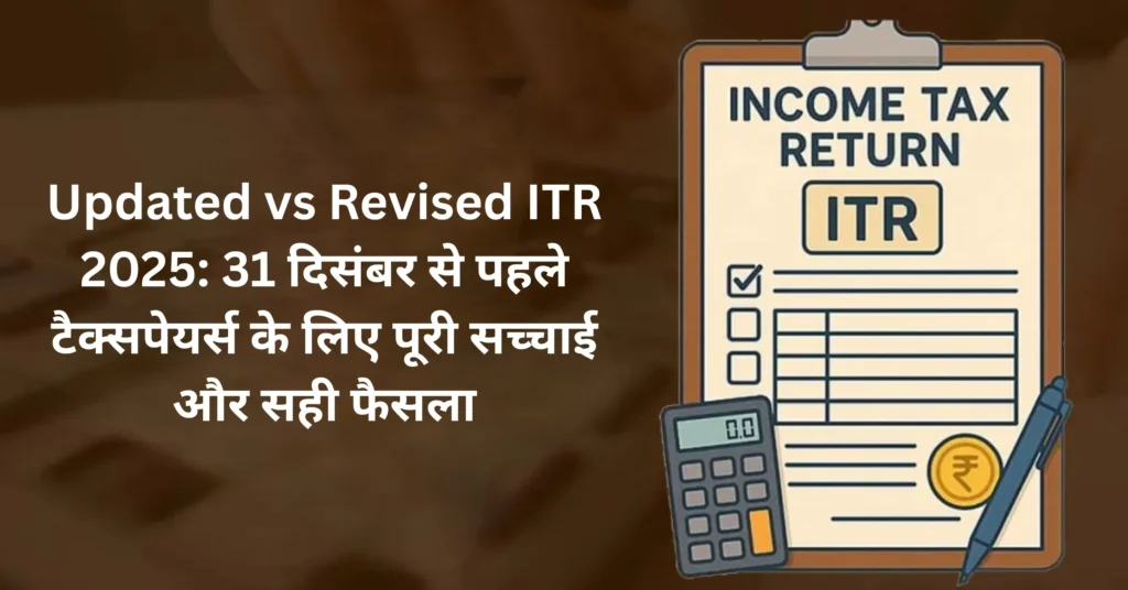 Updated vs Revised ITR 2025: 31 दिसंबर से पहले टैक्सपेयर्स के लिए पूरी ...